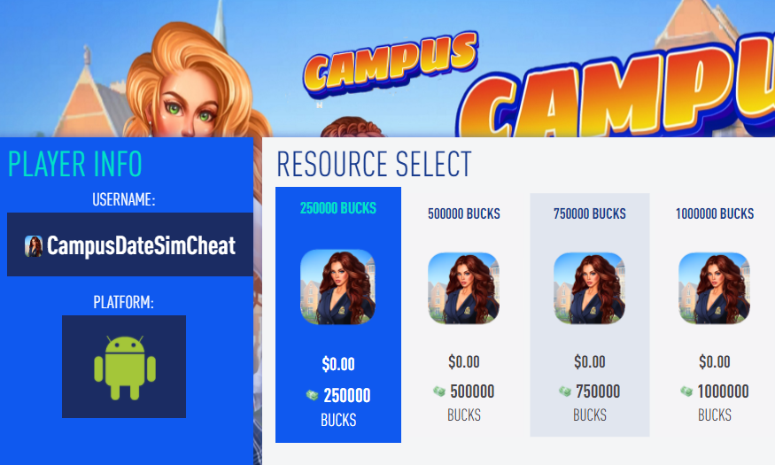 Campus Date Sim Trucos - Campus Date Sim Truco Dolares y Energía