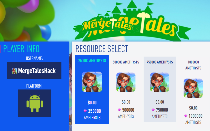 Merge Tales Trucos - Merge Tales Truco Amatistas y Monedas